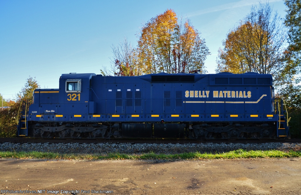 SHIX 321 shows rust under where it says Kent Ohio.